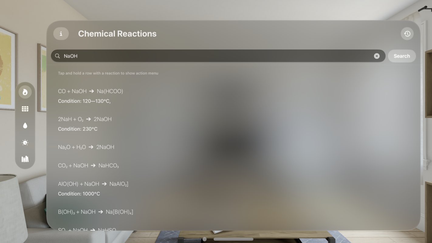 Chemistry app - Periodic Table, Reactions solver, Chemical elements